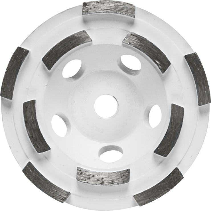 Download Dc4510h - Bosch - 4 In. Double Row Segmented Diamond Cup Wheel ...
