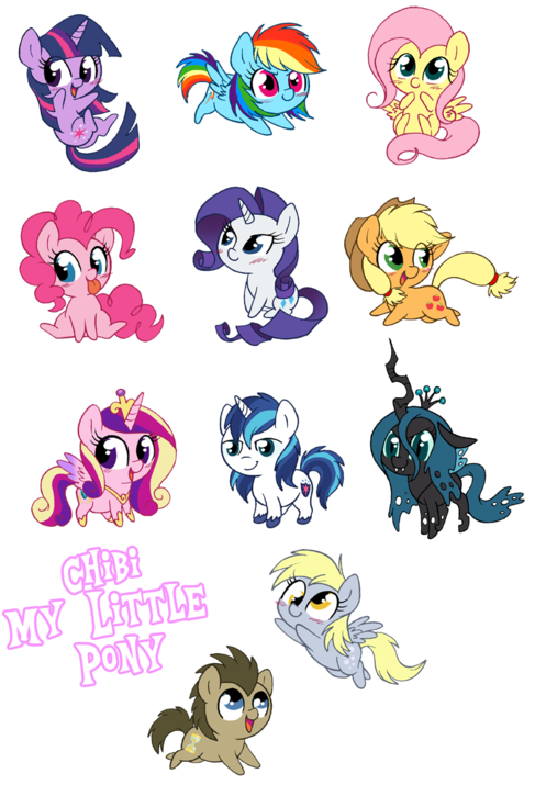 Download Jpg Library Library Plz Adopt One Derpy - Chibi Mlp - Full Size PNG Image - PNGkit