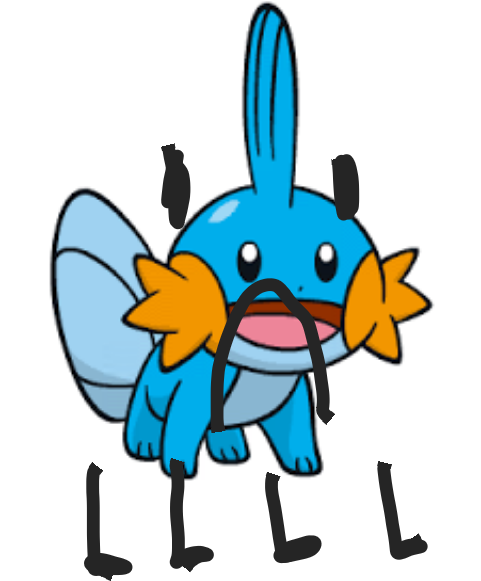 Download Mudkip 0 - Cartoon - Full Size PNG Image - PNGkit