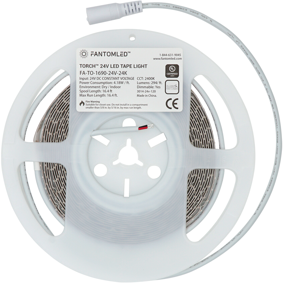 Download 24v Torch™ Led Tape Light - Led Strip Light - Full Size PNG ...