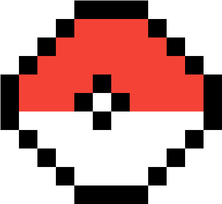 Download Pokeball - 👌 Pixel Art - Full Size PNG Image - PNGkit