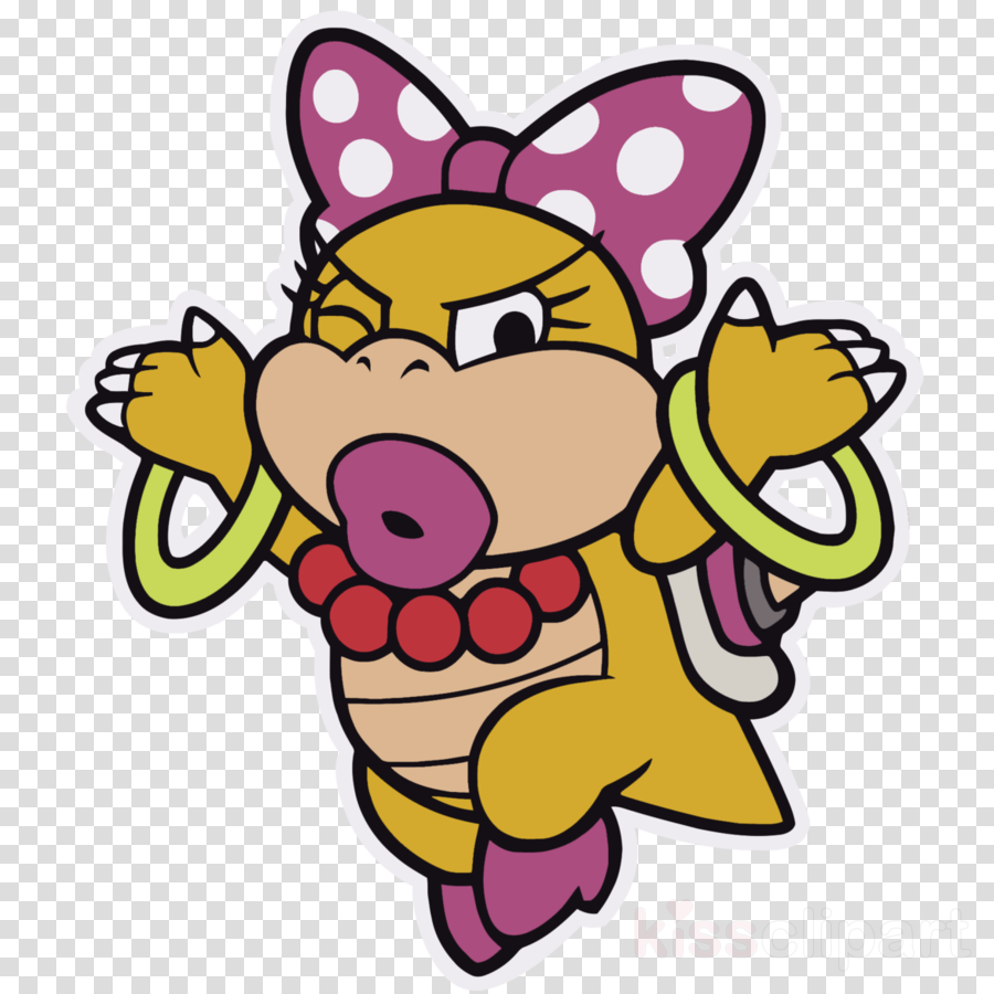 Download Wendy O Koopa Clipart Paper Mario - Wendy O Koopa Paper Mario ...