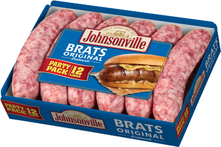 Download Original Brats Party Pack - Johnsonville Original Brats - 45.6 ...