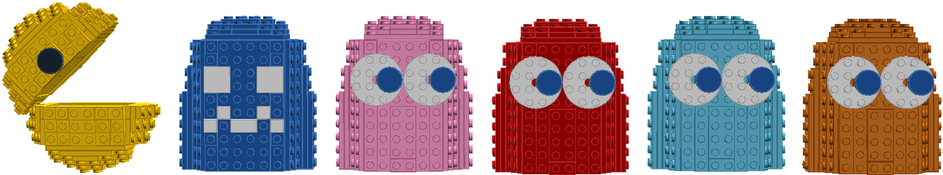 Download Pac-man Character Models - Full Size PNG Image - PNGkit