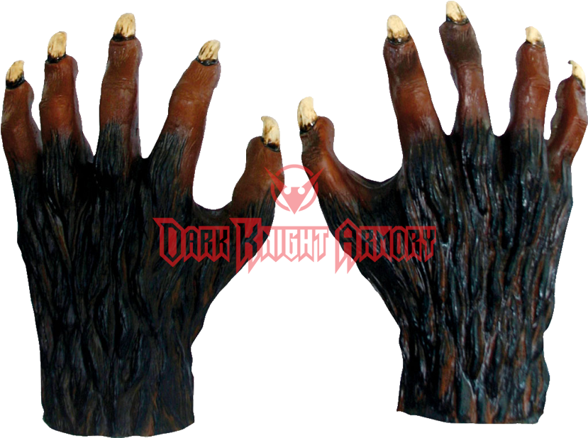 Download Werewolf Hands - Werewolf Hands Latex Deluxe - Full Size PNG ...