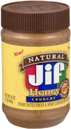 Download Jif Honey Peanut Butter Creamy - Full Size PNG Image - PNGkit