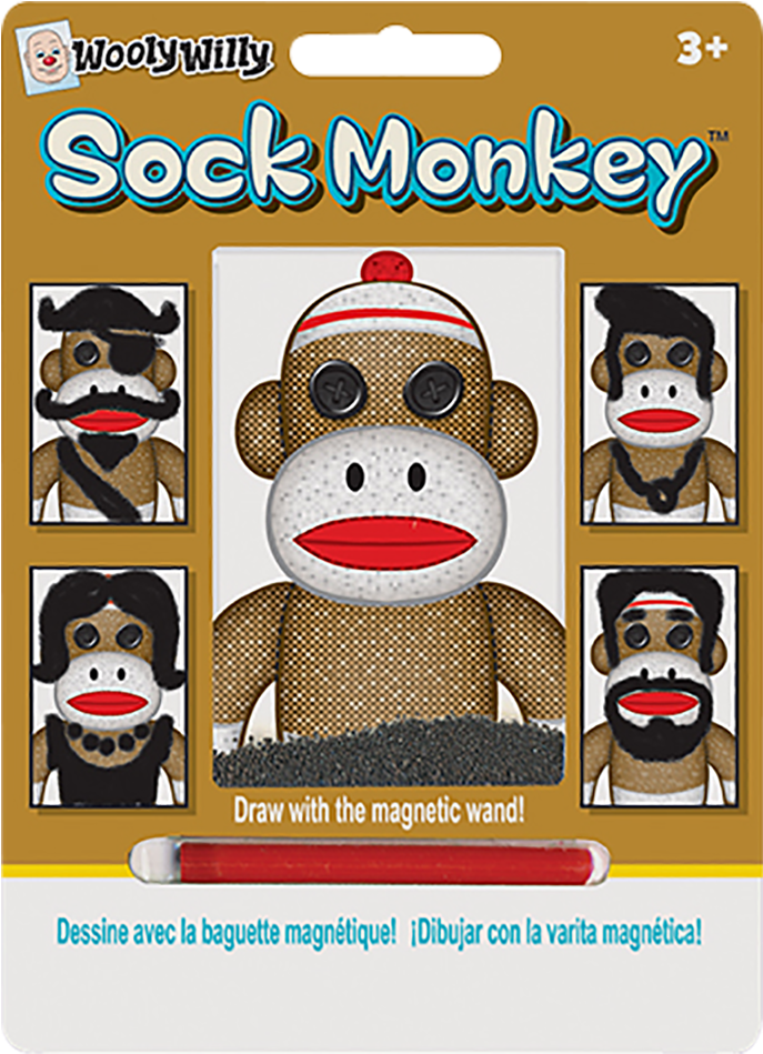 Download Sock Monkey Wooly Willy® - Full Size PNG Image - PNGkit