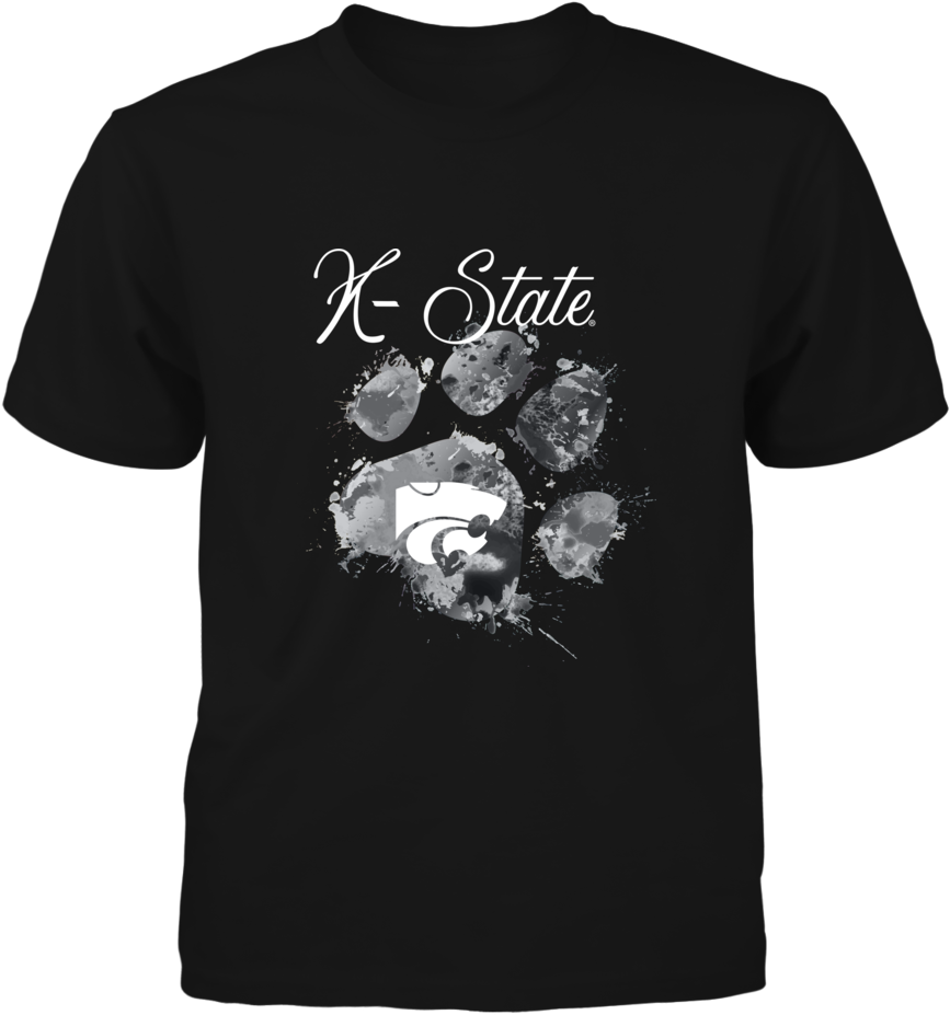 Download Color Drop Paw Kansas State Wildcats Shirt - Funny Senior ...