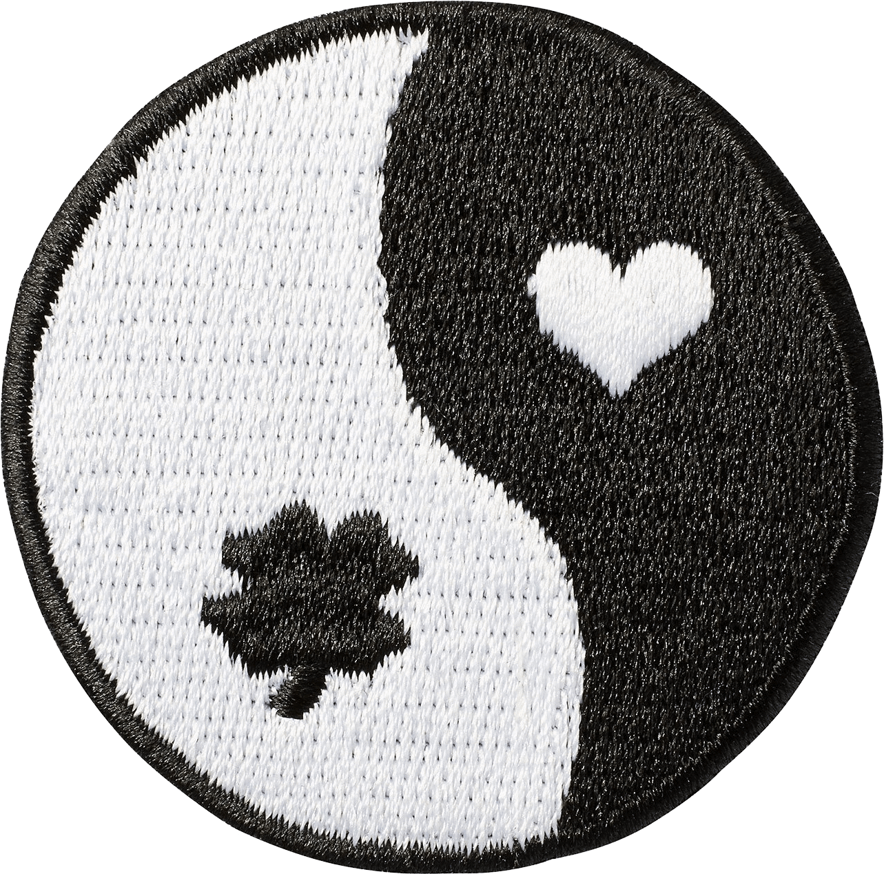 Download Yin Yang Sticker Patch - Yin And Yang - Full Size PNG Image - PNGkit