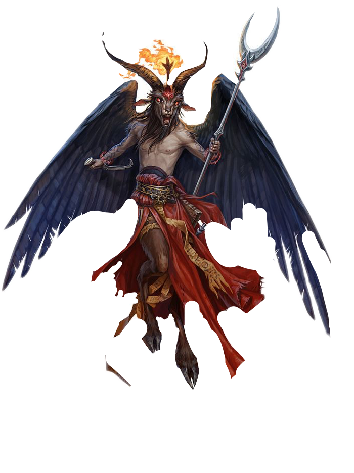 Download Demon Sticker - Goat Demon Pathfinder - Full Size PNG Image ...