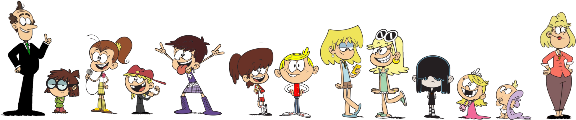 Download Loud Family - The Loud House - Full Size PNG Image - PNGkit