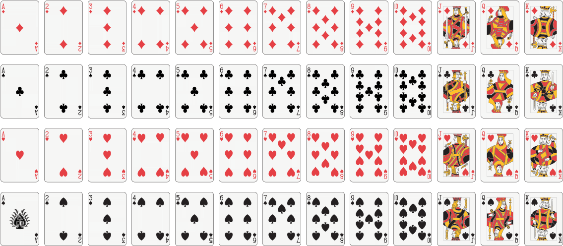 Download Transparent Card Count - Playing Cards Full Deck - PNGkit
