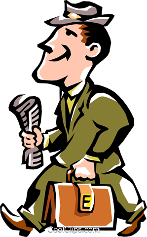 Download Man Walking To Work Royalty Free Vector Clip Art Illustration ...