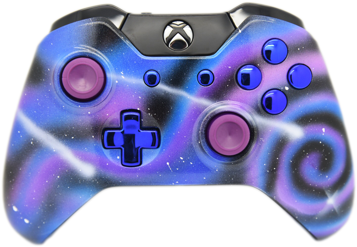 Download Galaxy Themed Xbox One Controller Xbox One Png Air - Xbox One ...
