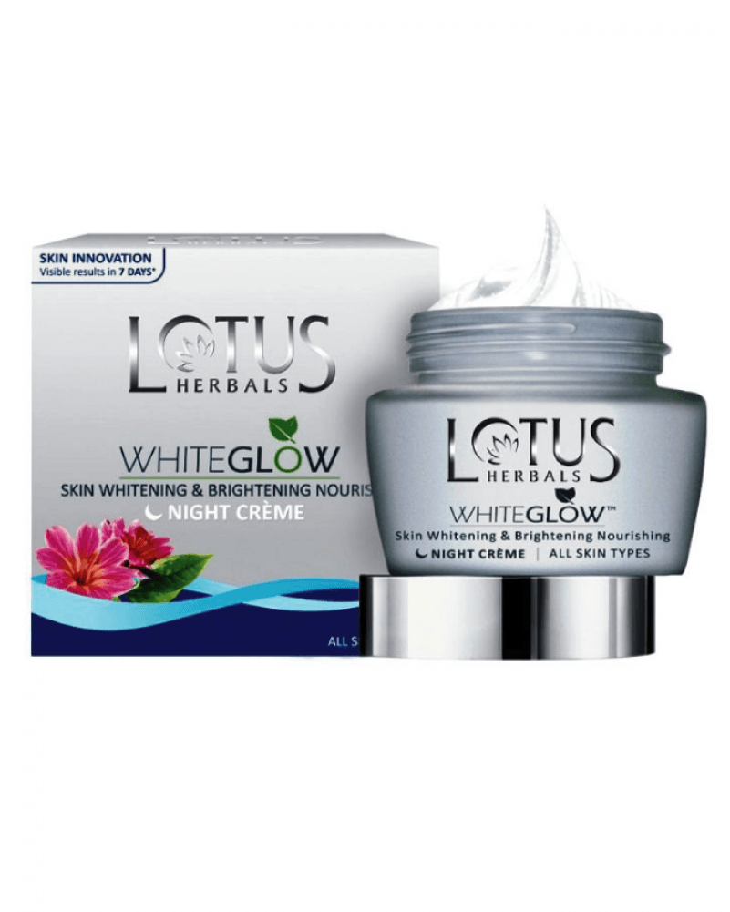 Download Lotus White Glow Night Cream - Full Size PNG Image - PNGkit
