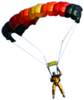Download Colourful Parachute - Paracaídas Png - Full Size PNG Image ...