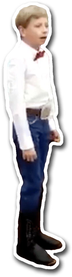 Download Yodel Boy - Sticker Junkies - Walmart Yodeling Kid Png - Full ...