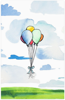 Download Balloon In Flight Poster 11*17 - Flight - Full Size PNG Image ...