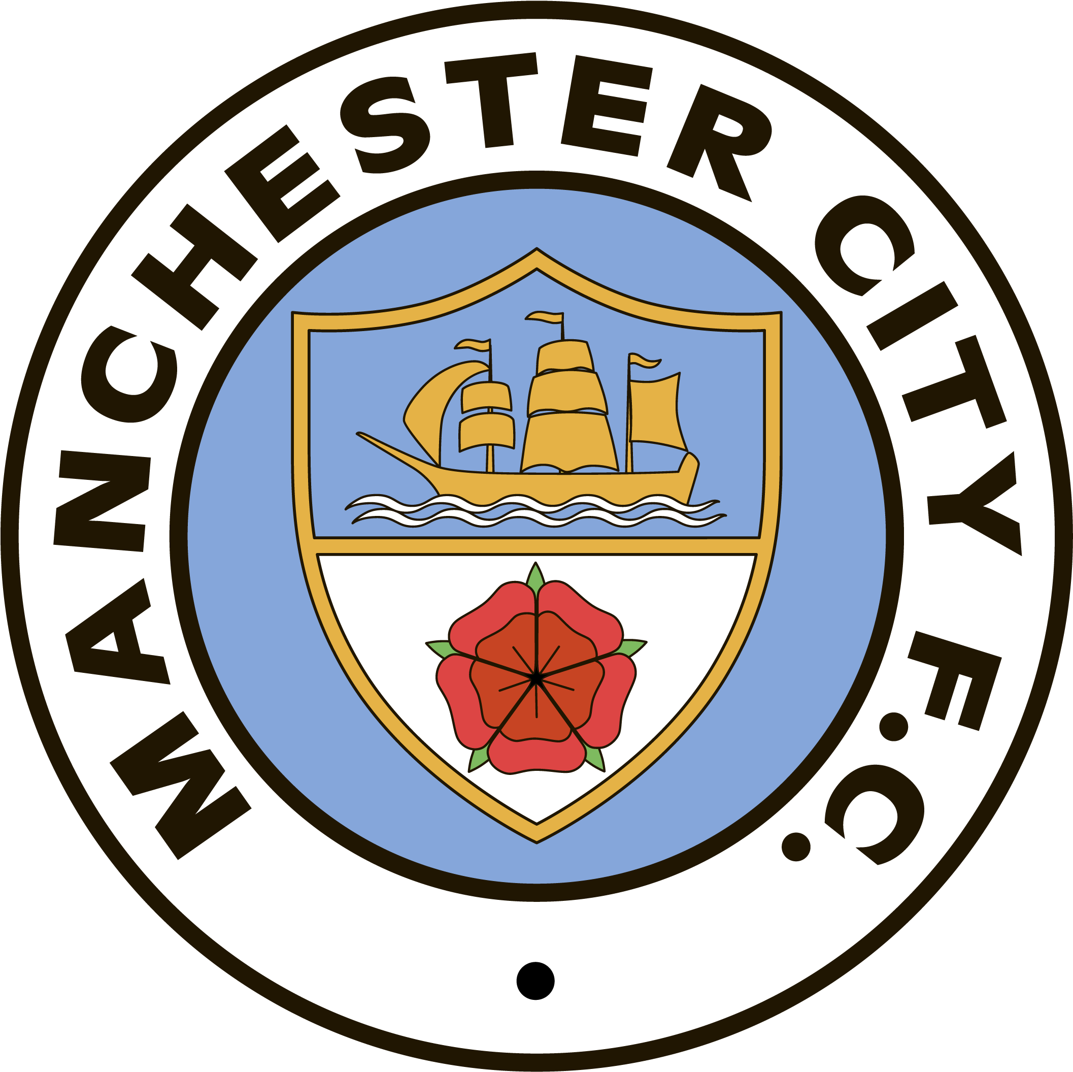 Download Manchester City Sign - Manchester City Retro Large Mug Mugs ...