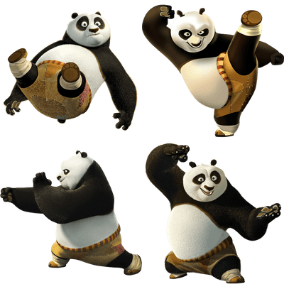 Download Kung Fu Panda Vector - Full Size PNG Image - PNGkit