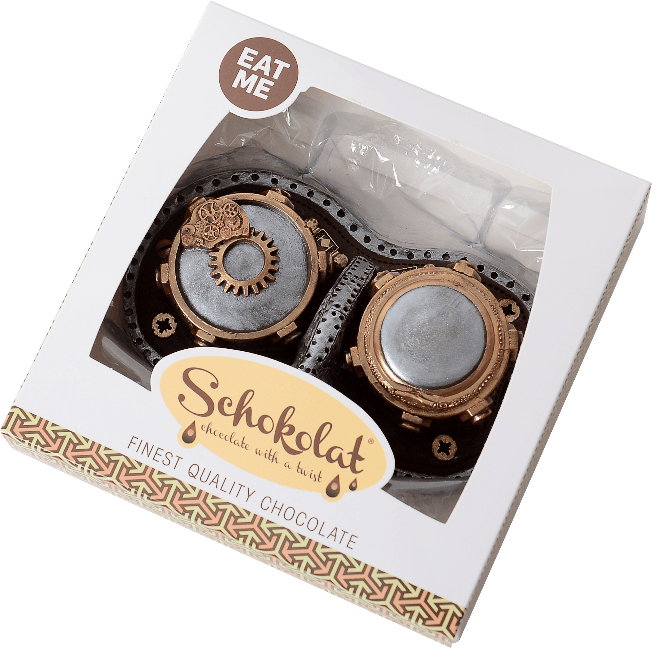 Download Chocolate Steampunk Goggles - Chocolate Nut & Bolt - Full Size ...