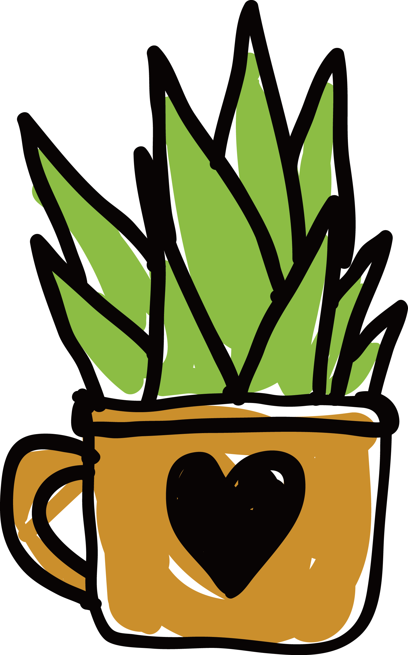 Download Clipart Clip Art Customized Love Planted Cactus Transprent ...