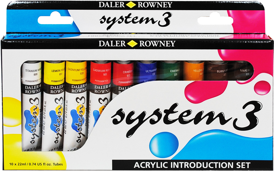 Download View Larger Image - Daler Rowney : System 3 Acrylic Paint ...