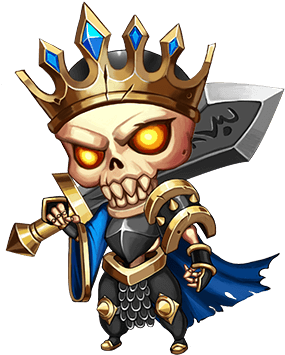 Download Undead Skeleton King - Cartoon - Full Size PNG Image - PNGkit
