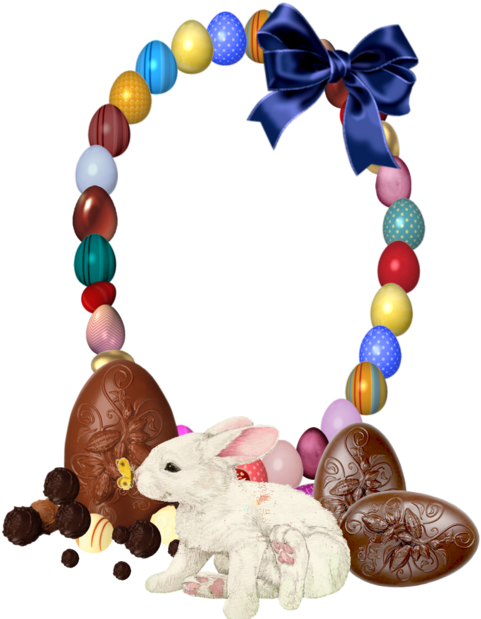 Download Easter Cluster Frames - Cluster Easter Frame Png - Full Size ...