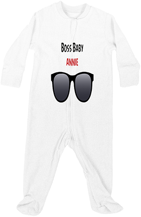 Download Boss Baby Customised Baby Jumpsuit - Sleep Mask - Full Size ...