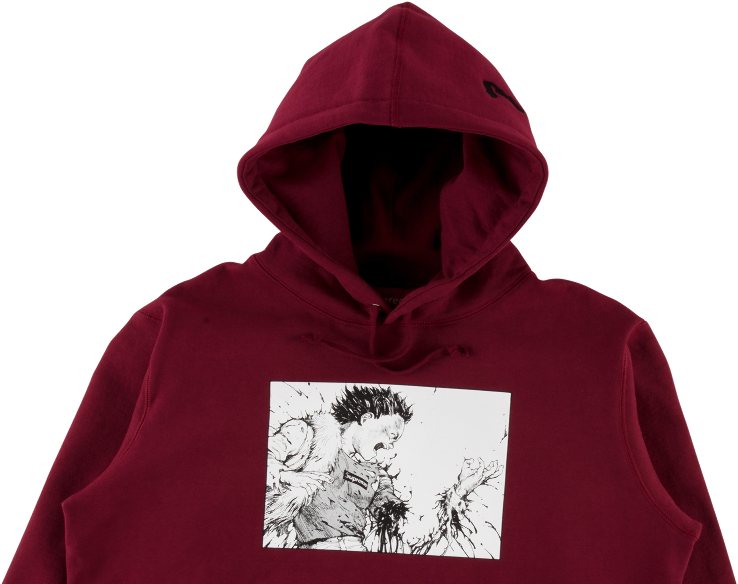 Download Supreme Akira Arm Hooded Sweatshirt - Full Size PNG Image - PNGkit