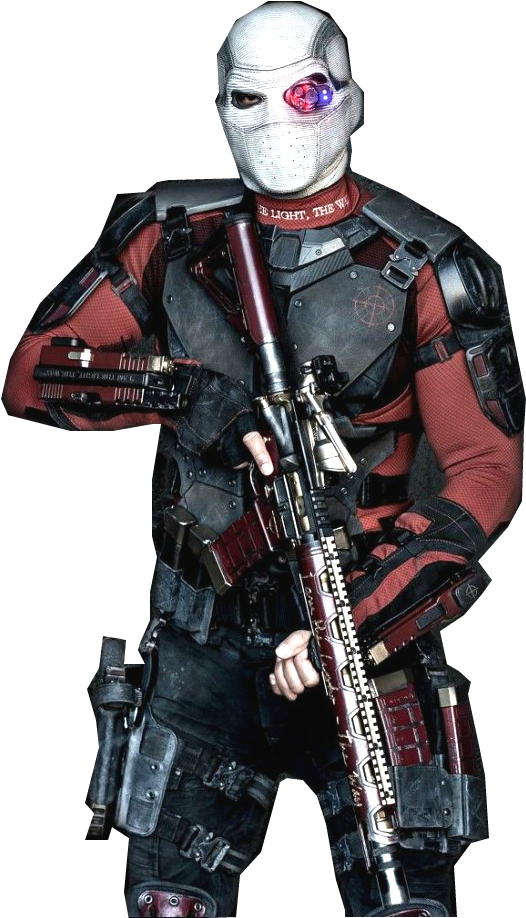 Download Suicide Squad Deadshot Masked - Full Size PNG Image - PNGkit