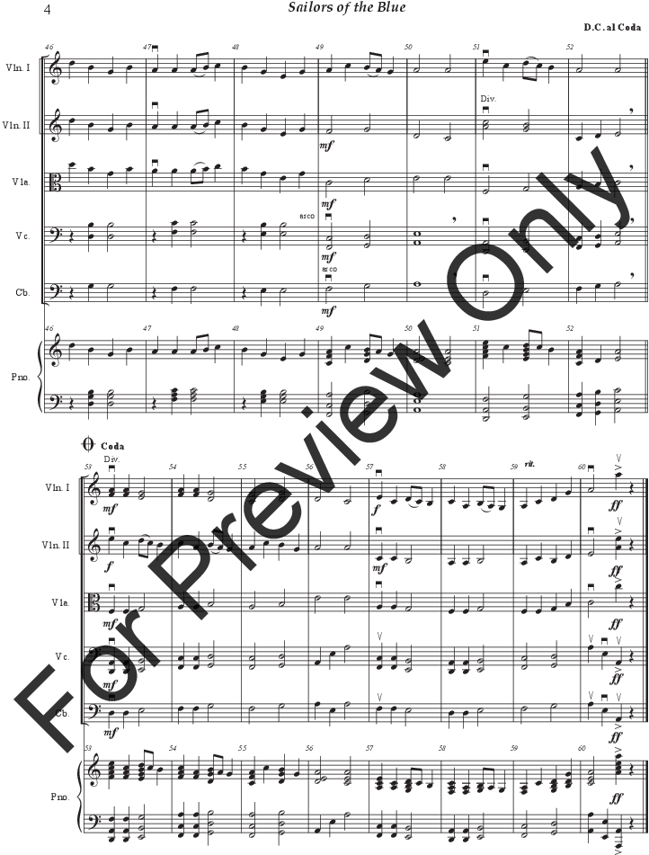 Download Sailors Of The Blue Thumbnail - Kith And Kin Sheet Music ...