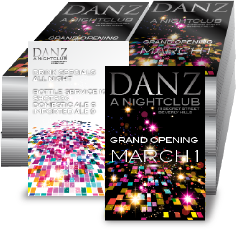 Download Club Card Flyers - Full Size PNG Image - PNGkit