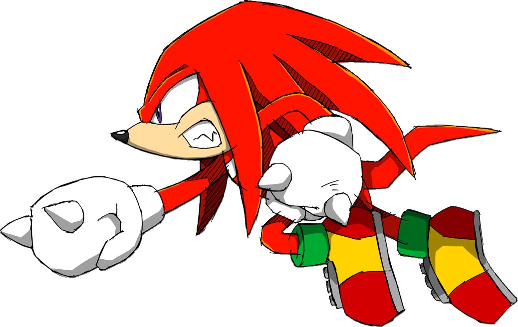Download Knuckles Glide Png Banner Freeuse - Knuckles The Echidna ...
