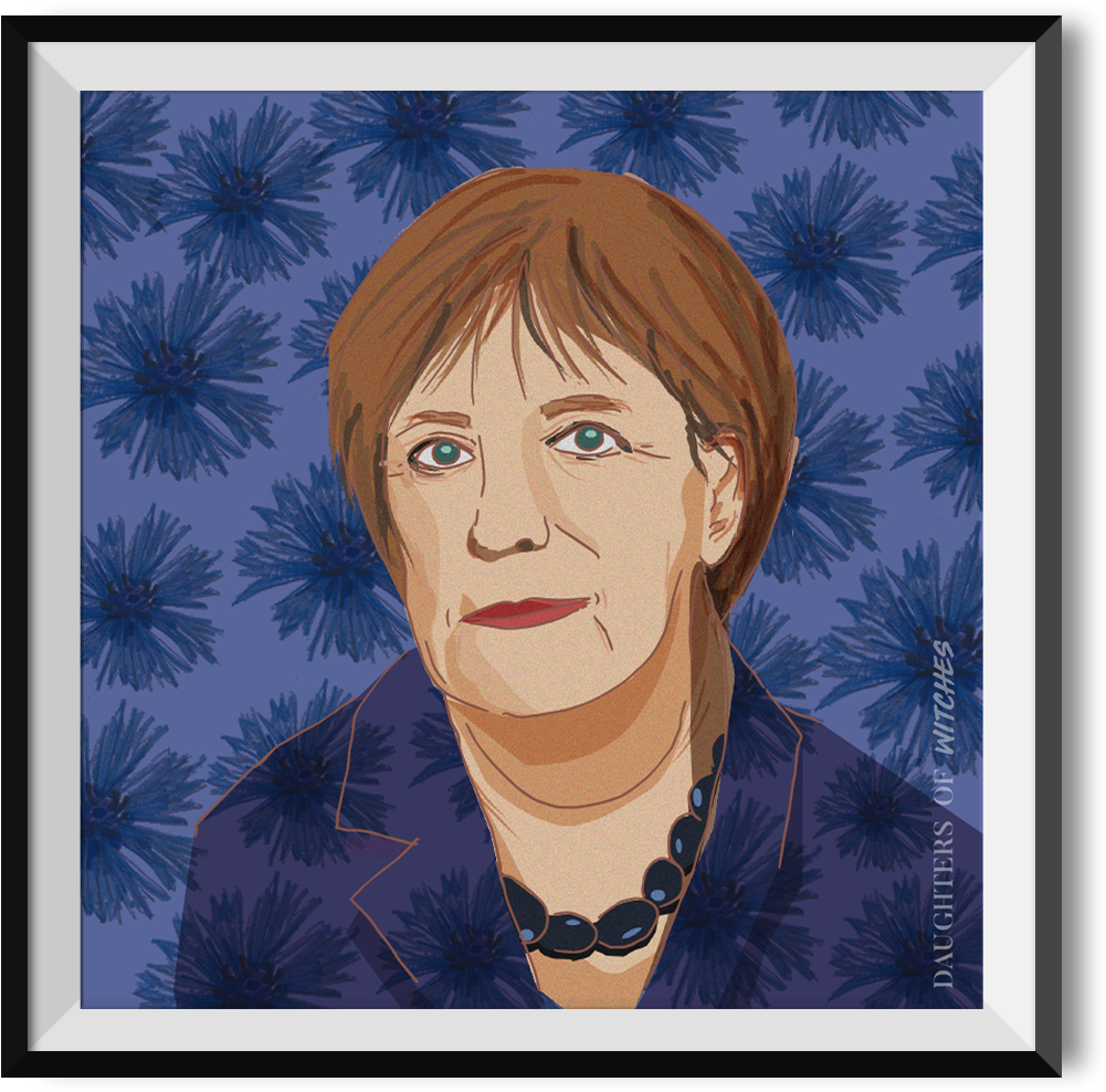 Download Witch Angela Merkel Poster - Angela Merkel - Full Size PNG ...