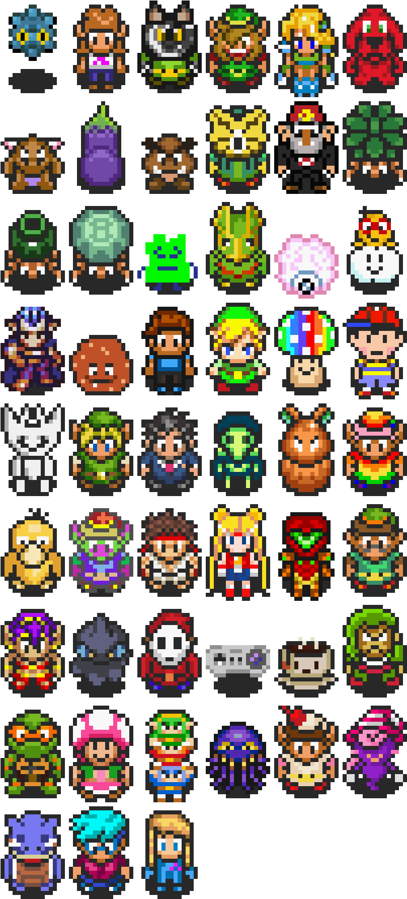Link Snes Sprite