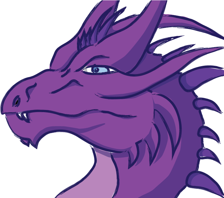 Download Purple Dragon - Cartoon - Full Size PNG Image - PNGkit