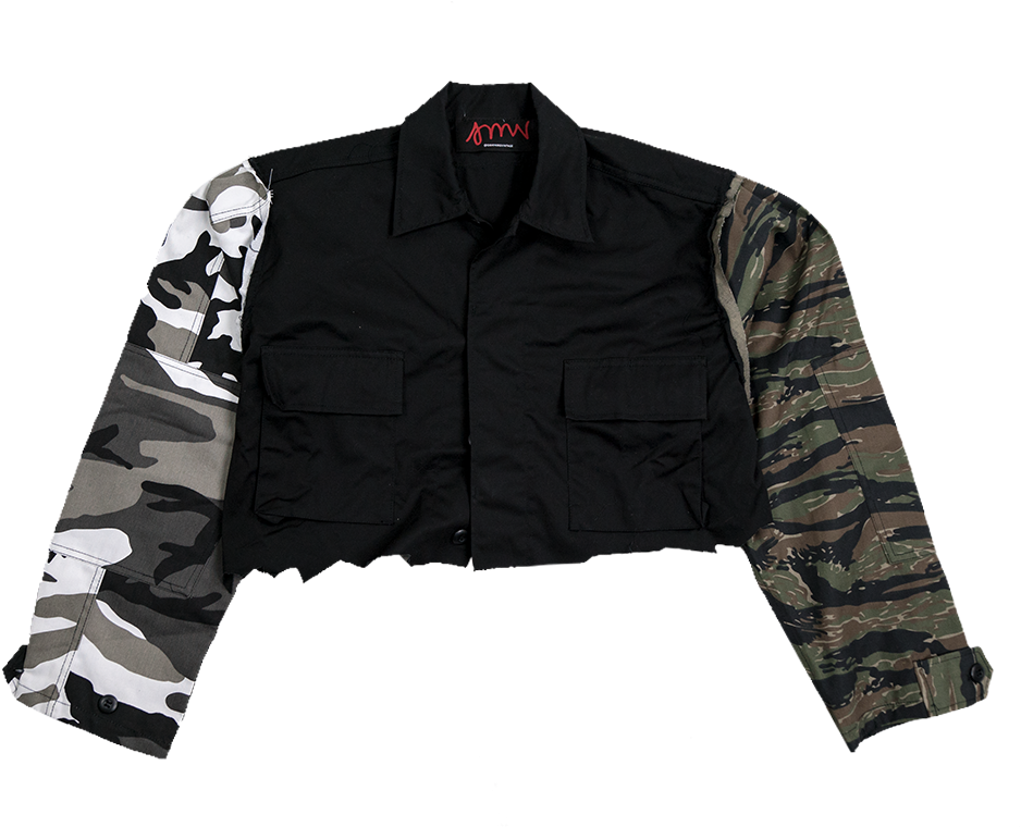 Download Ramones Cropped Jacket - Pocket - Full Size PNG Image - PNGkit