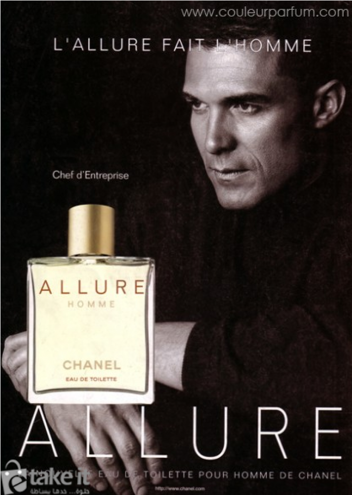 Download Chanel Allure Homme Perfume Ad 1999 C-1000x1000 - عطر شانيل ...