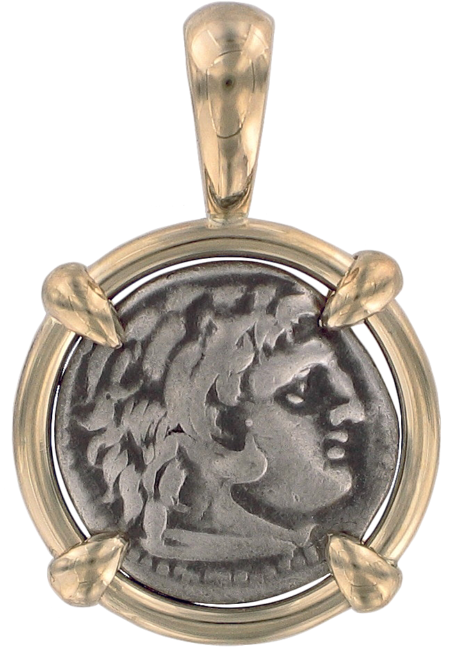 Download Alexander The Great Coin Pendant - Locket - Full Size PNG ...