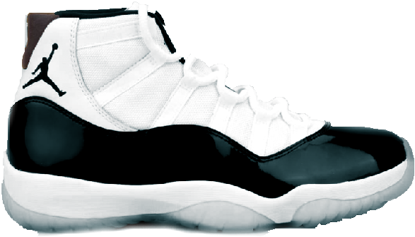 Download Air Jordan 11 Retro Men Concord - Full Size PNG Image - PNGkit