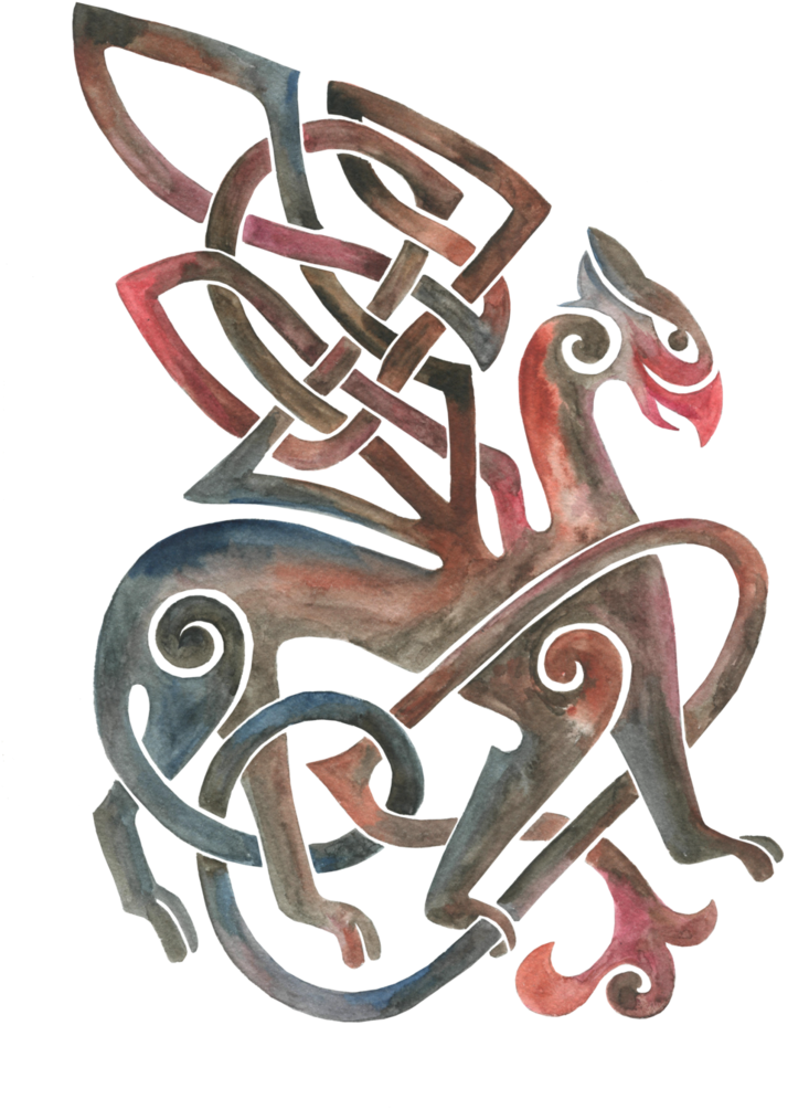 Download Celtic Gryphon By Nadyawyn On Deviantart - Celtic Gryphon ...