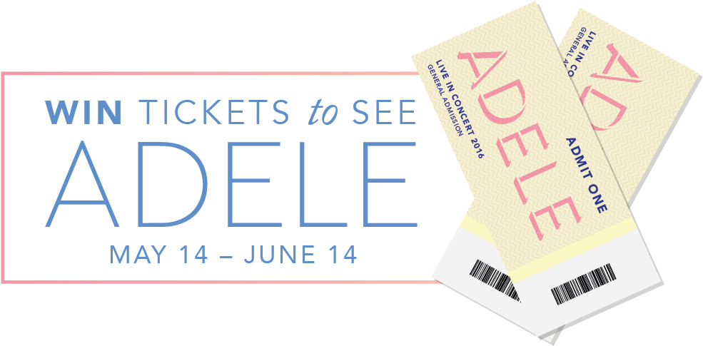 Download Win Two Tickets To See Adele Live In Concert On Her - Hello ...