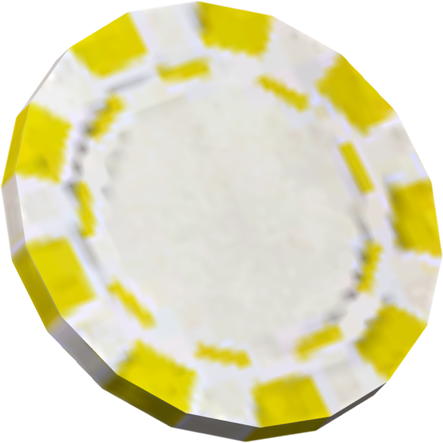 Download Yellow Poker Chip - Casino Token - Full Size PNG Image - PNGkit