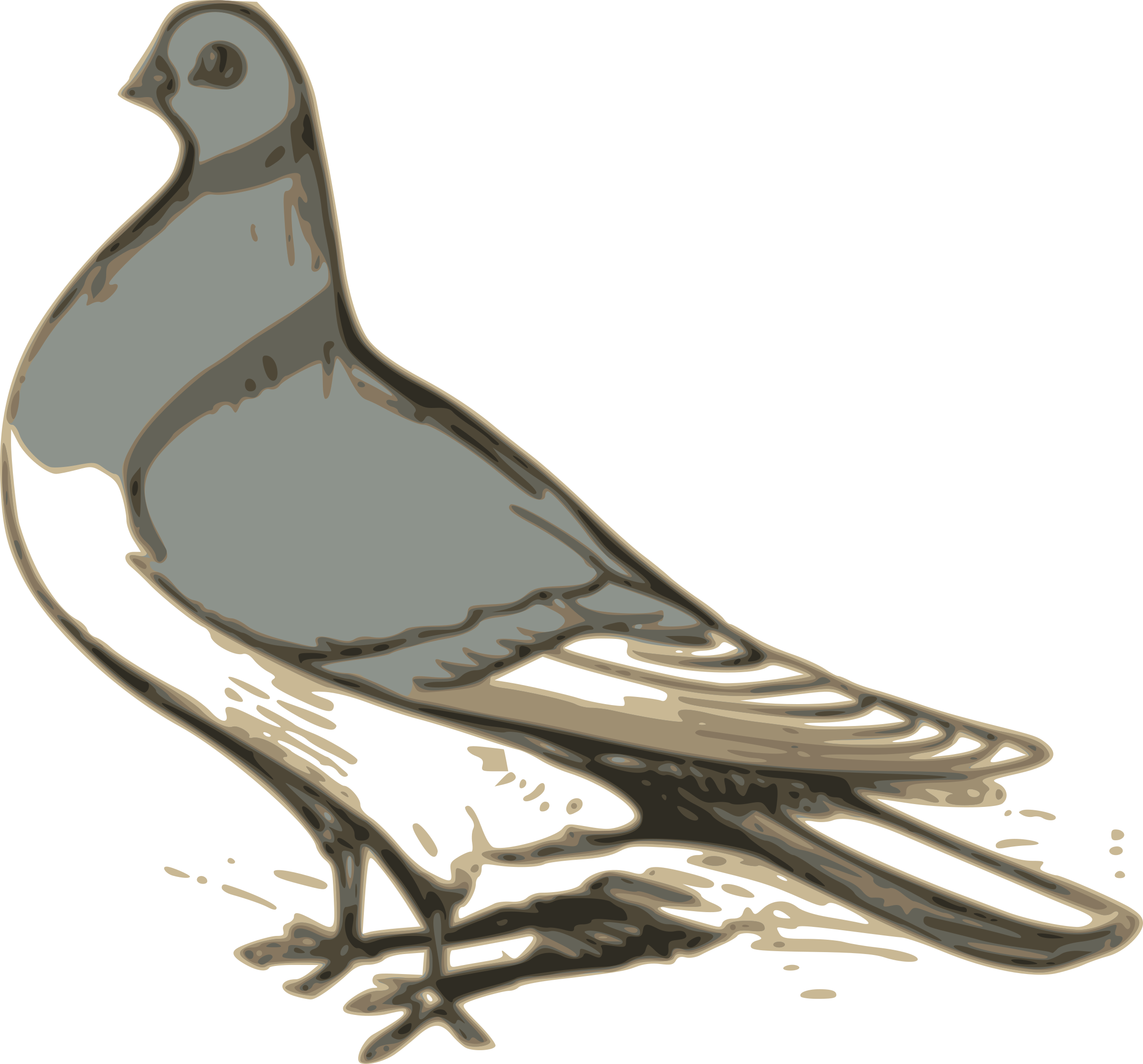 Download This Free Icons Png Design Of Pigeon Illustration - Full Size ...