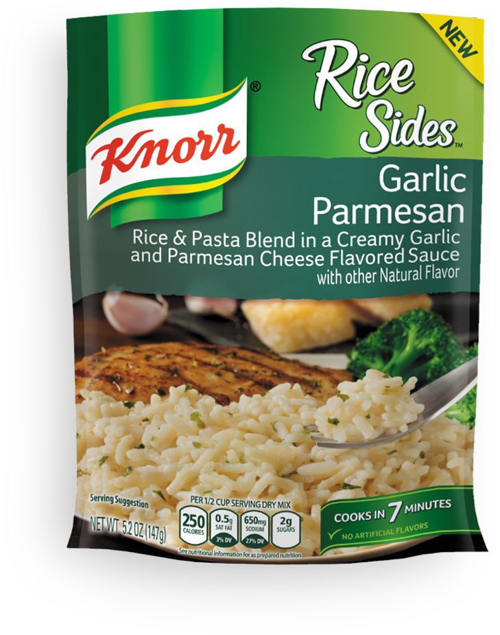 Download Knorr Rice Sides Rice & Pasta Blend, Garlic Parmesan - Full ...