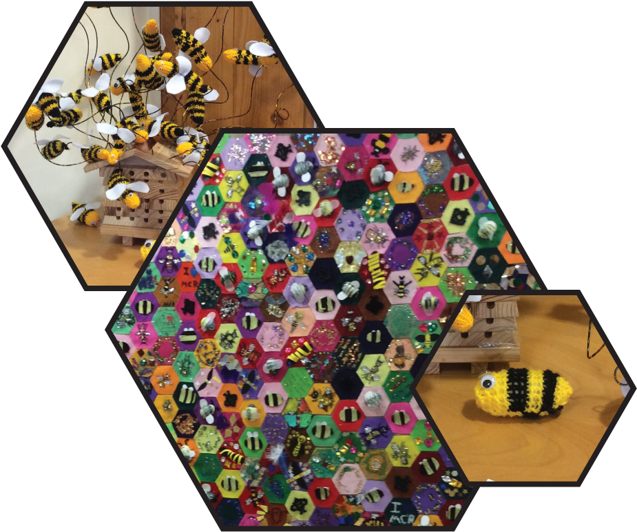 Download Bee Collage Web 1 - Collage - Full Size PNG Image - PNGkit