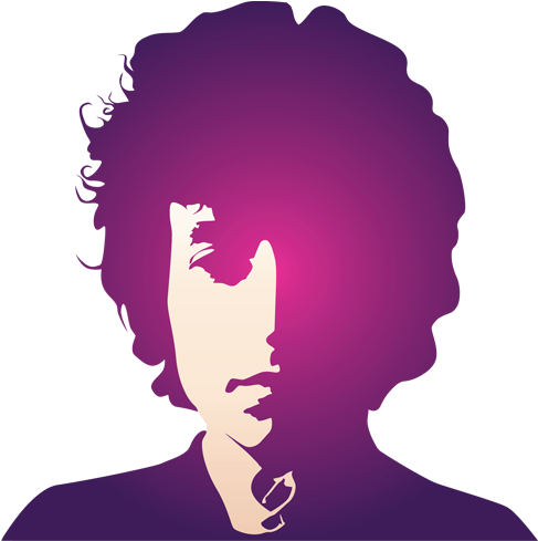 Download Bob Dylan Pop Art Black And White - Full Size PNG Image - PNGkit