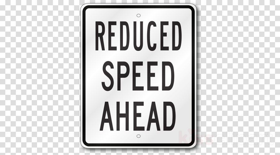 Download Reduce Speed Ahead Sign Clipart Speed Limit Traffic - Mutcd ...